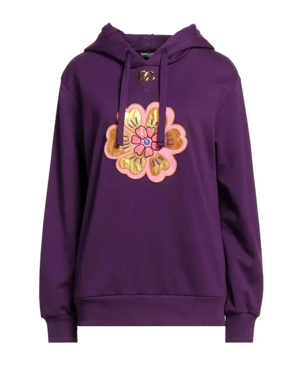 Dolce & Gabbana Metallic Solid Color Sweatshirt