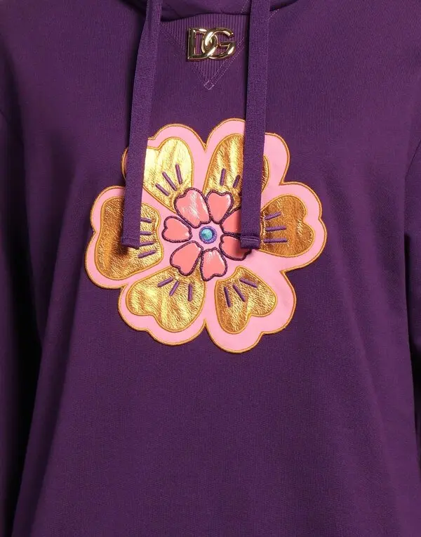 Dolce & Gabbana Metallic Solid Color Sweatshirt