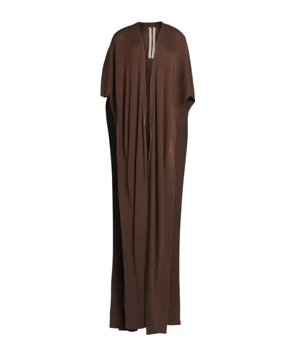 Rick Owens Solid-colored Cashmere Shawl Cape
