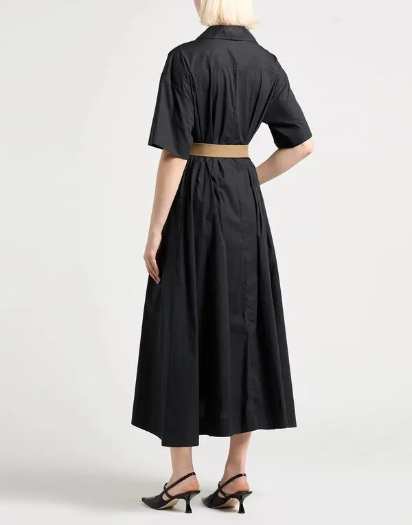 Brunello Cucinelli Solid Color Short-sleeve Dress