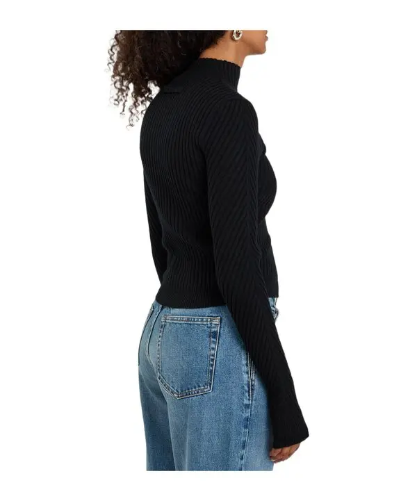 Victoria Beckham Solid Color Turtleneck Sweater