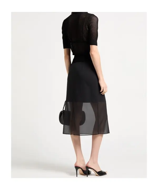 Sportmax Open-hole Knitted Polo Shirt