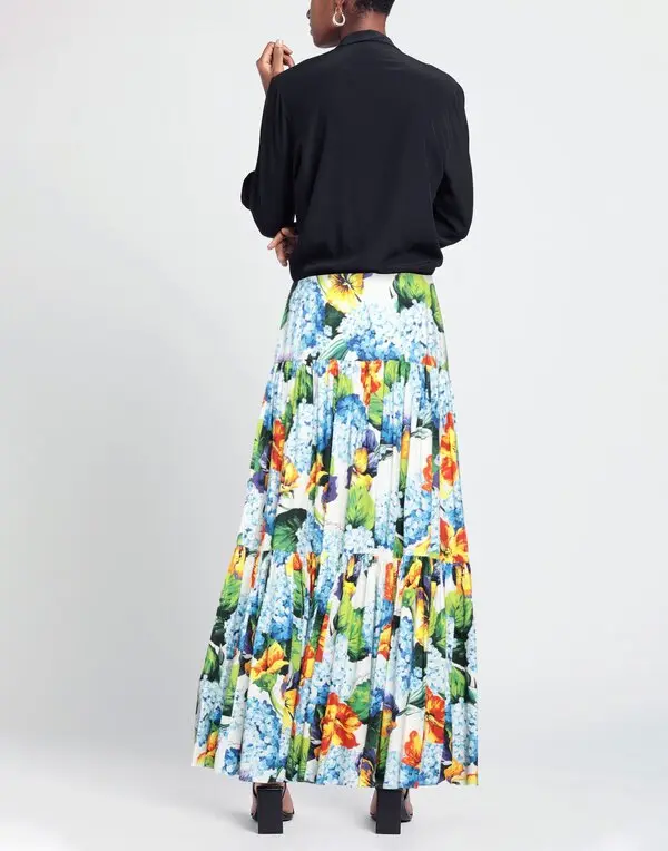 Dolce & Gabbana Floral Print Midi Skirt
