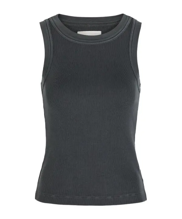Citizens Of Humanity Ribbed Cotton-blend Tank - Black