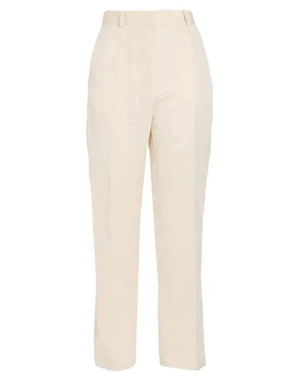 Jacquemus Solid Color Canvas Straight-leg Pants