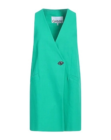 GANNI Solid Color Sleeveless Coat