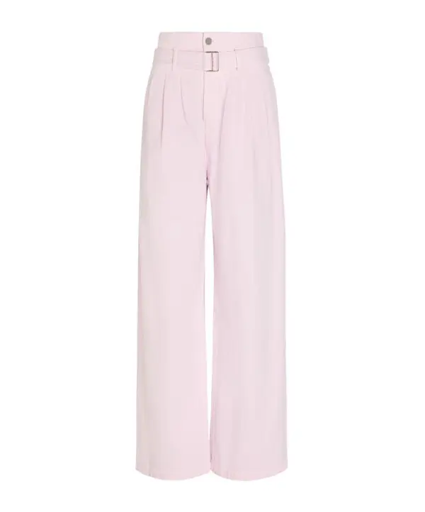 AGOLDE Belted Wide-leg Jeans