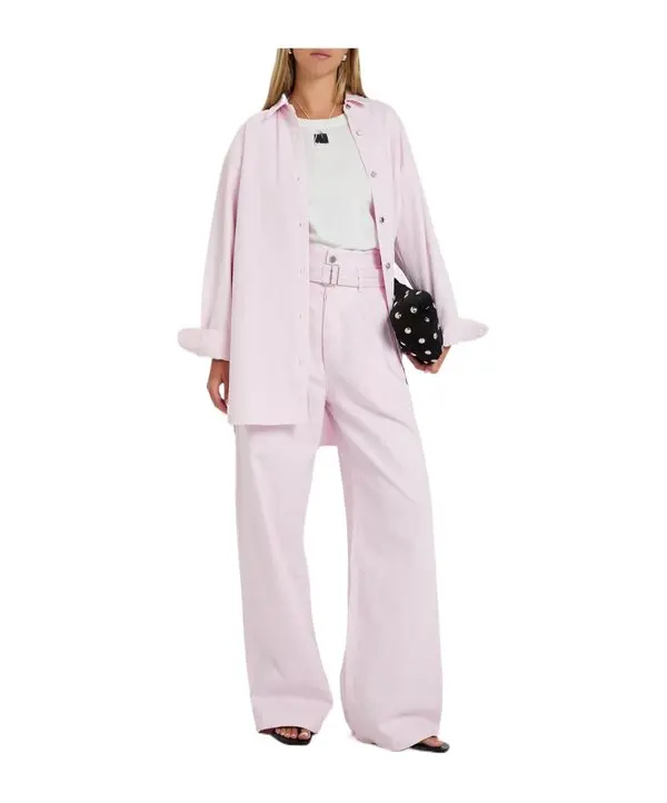 AGOLDE Belted Wide-leg Jeans