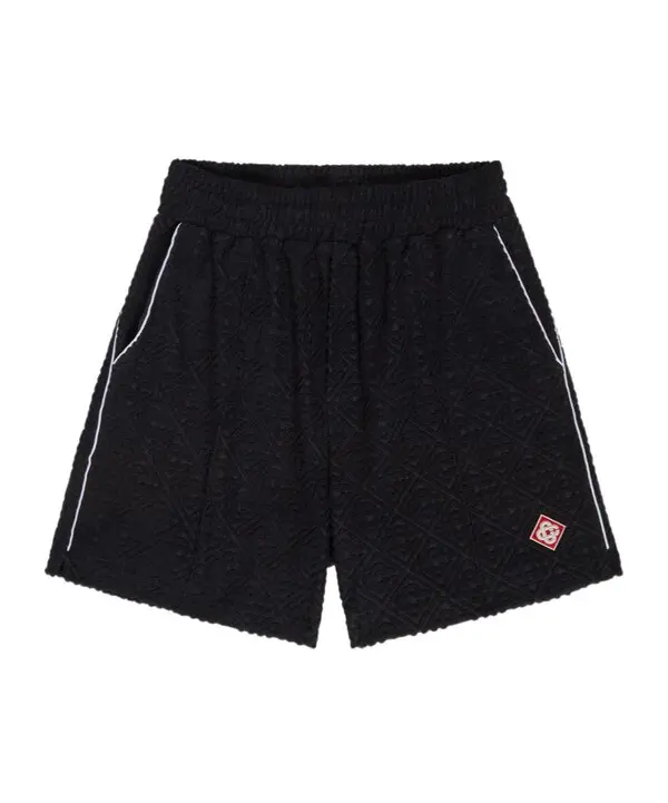 Casablanca Monogram Jacquard Zip Shorts