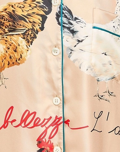 Dolce & Gabbana Long-sleeved Printed Shirt