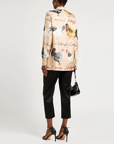 Dolce & Gabbana Long-sleeved Printed Shirt