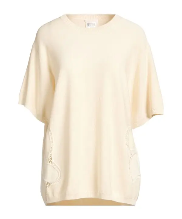 Chloé Minimalist Solid Color Knitted Short Sleeve