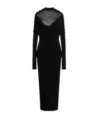 Jacquemus Ribbed Knit Long-sleeve Dress