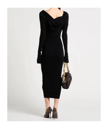 Jacquemus Ribbed Knit Long-sleeve Dress