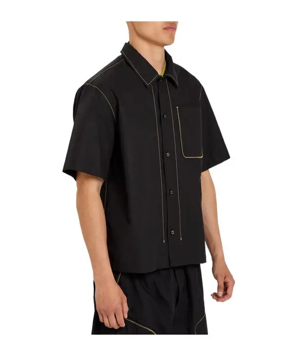 Moncler Short-sleeve Pure Cotton Shirt