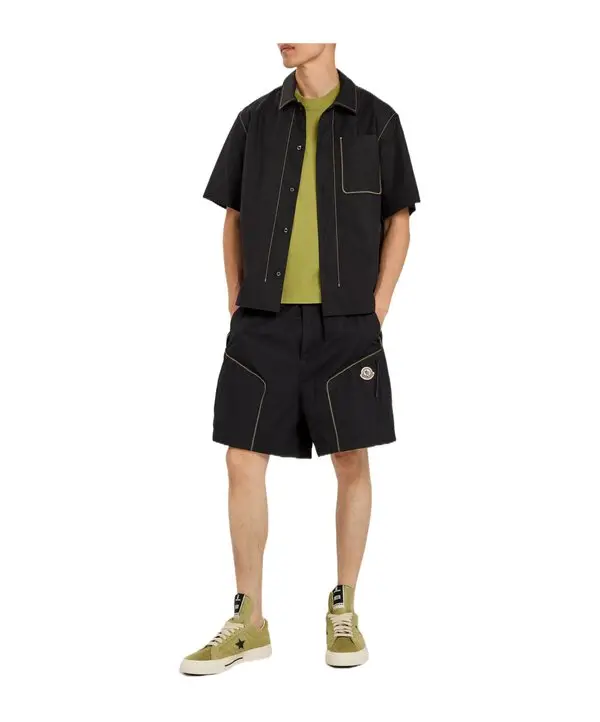 Moncler Short-sleeve Pure Cotton Shirt