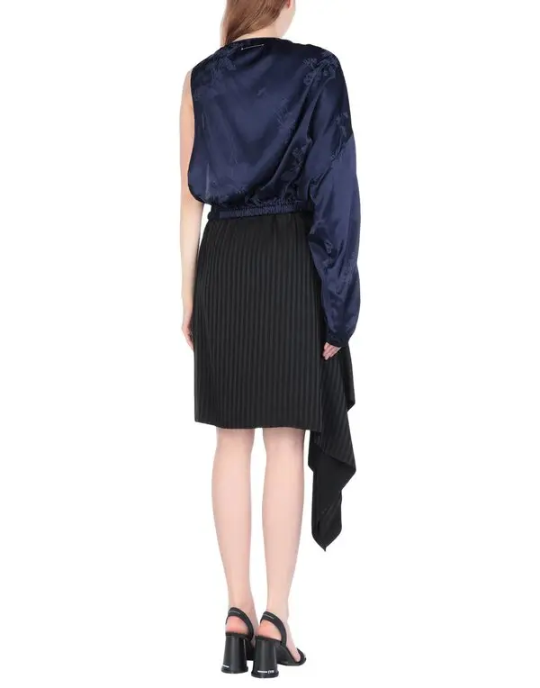 MAISON MARGIELA Sleeveless Two-tone Satin Dress
