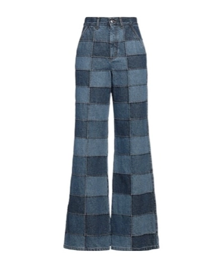 Chloé Wide-leg Patchwork Jeans