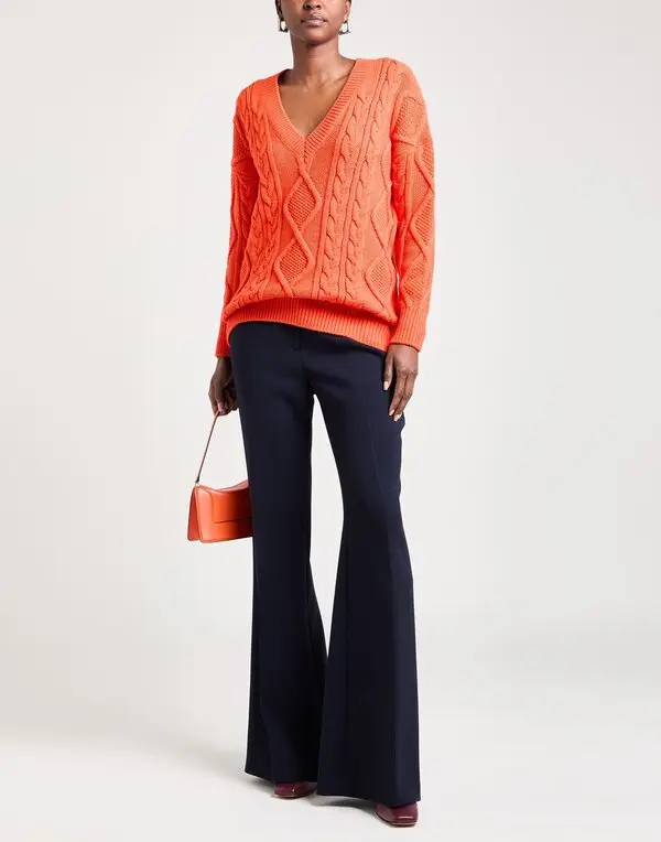 MAXCO. Cable-knit Jumper