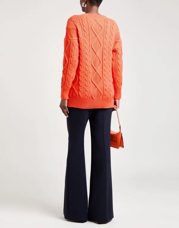 MAXCO. Cable-knit Jumper