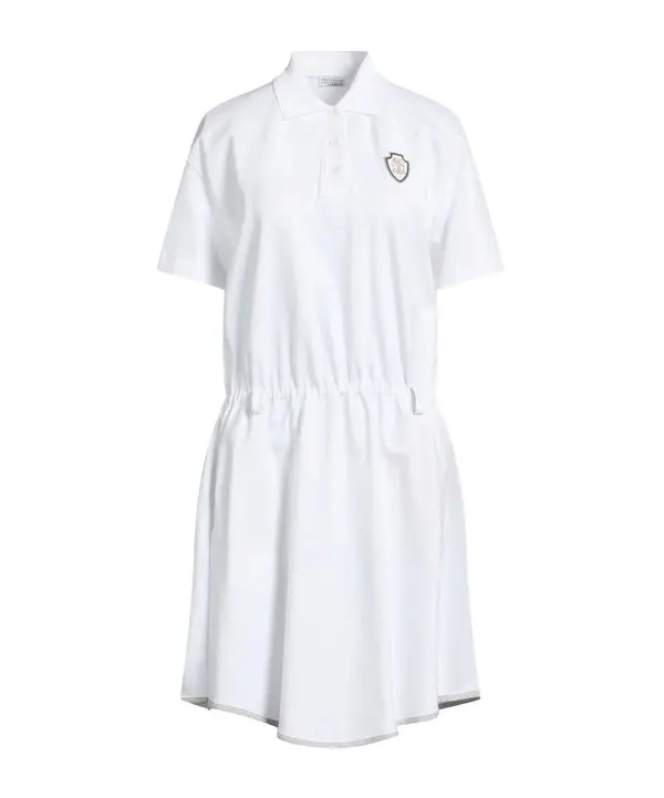 Brunello Cucinelli Solid Color Short-sleeve Polo Dress