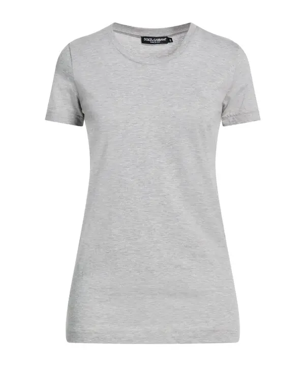 Dolce & Gabbana Minimalist Solid Color Short Sleeve T-shirt