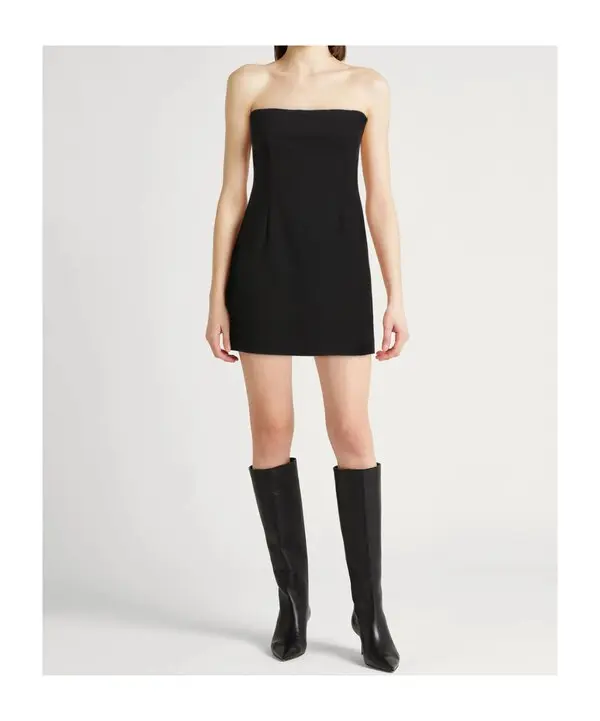 Sportmax Strapless Dress With Zip Closure