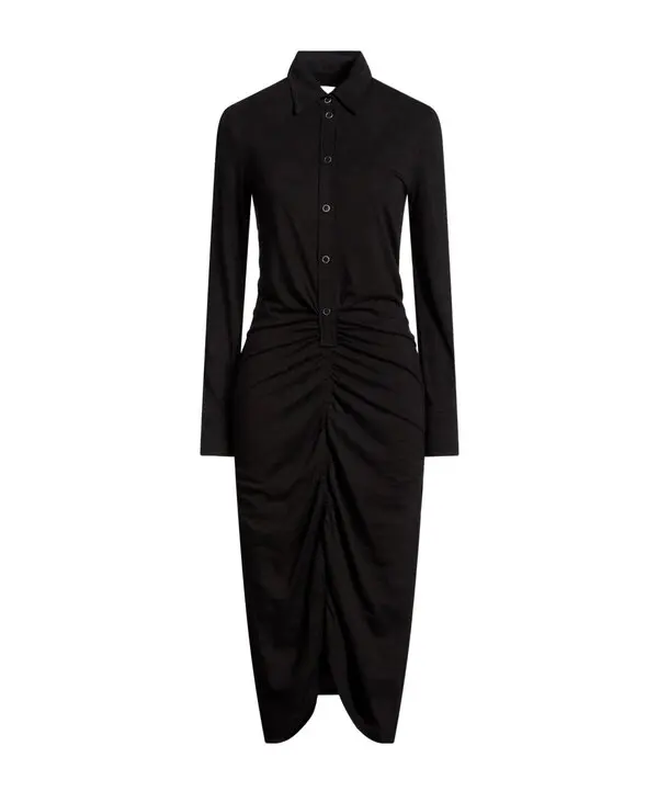 Isabel Marant Étoile Slim Long Sleeve Buttoned Dress - Black