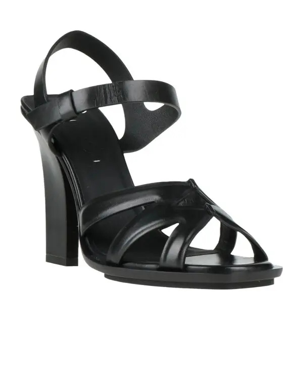 Max Mara Minimal Square Heel Sandals