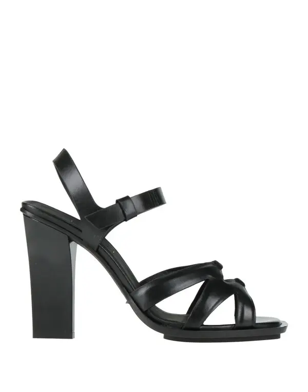 Max Mara Minimal Square Heel Sandals
