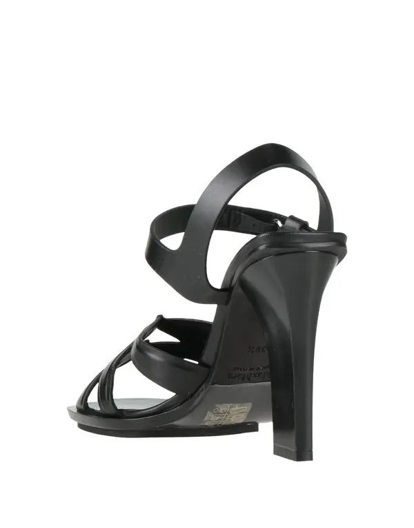 Max Mara Minimal Square Heel Sandals