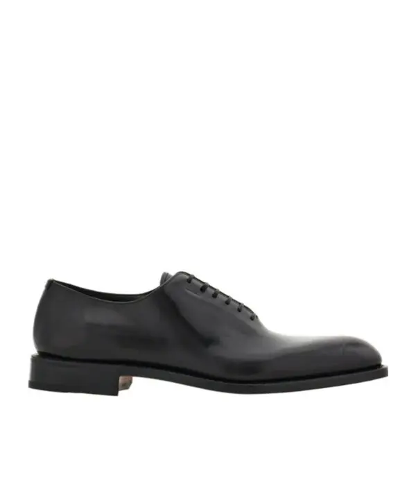 FERRAGAMO Oxford Tramezza Shoe - Black