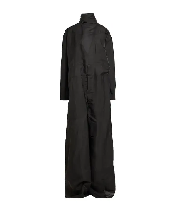 Rick Owens High Neck Long Sleeve Jumpsuit