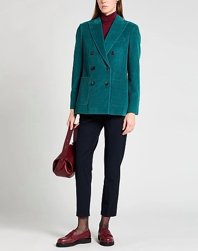 Max Mara Corduroy Double-breasted Blazer