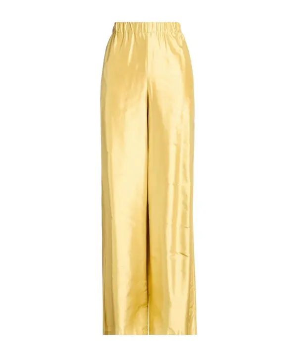 Max Mara Wide-leg Trousers In Shantung