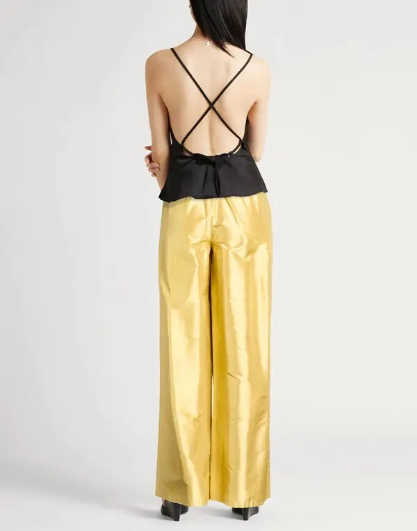 Max Mara Wide-leg Trousers In Shantung