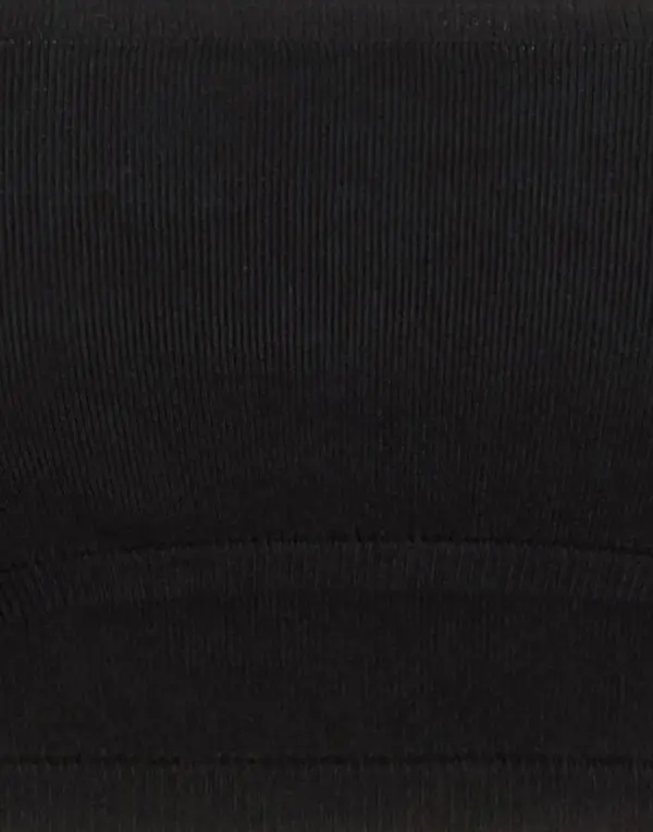 Max Mara Ribbed Bandeau Top