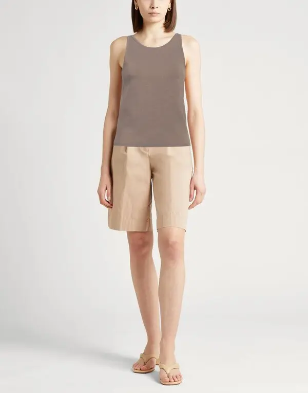 Max Mara Solid Sleeveless Knit Top
