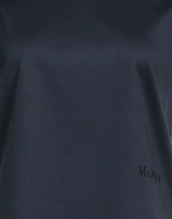 Max Mara Solid Short Sleeve T-shirt - Black