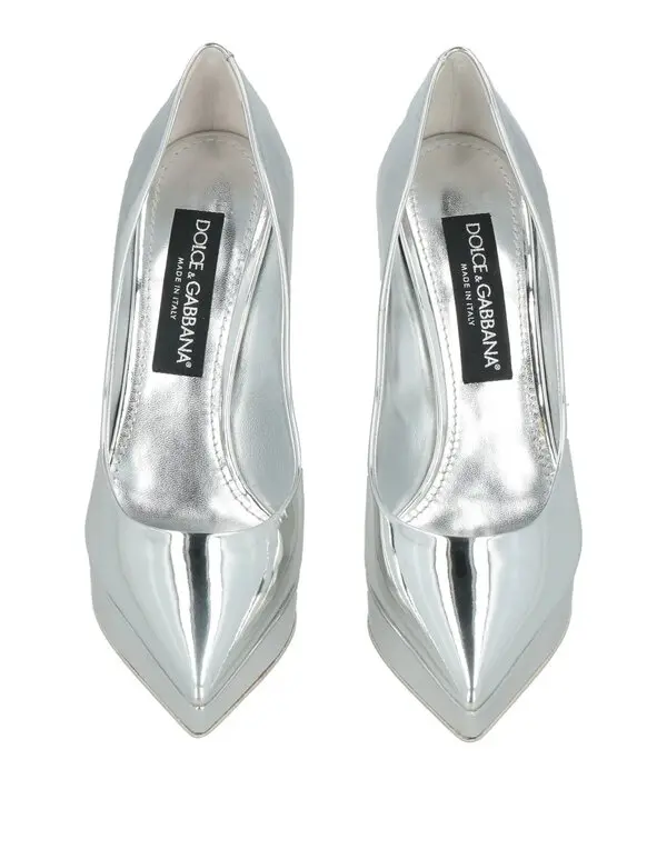 Dolce & Gabbana Metallic Patent Leather Stilettos