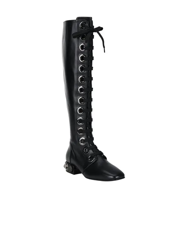 Dolce & Gabbana Minimalist Square-toe Tall Boots