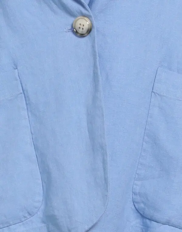 MAXCO. Solid Color Linen Blazer