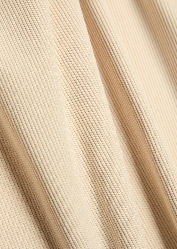 Veronica Beard Pruitt Ribbed Stretch-cotton T-shirt
