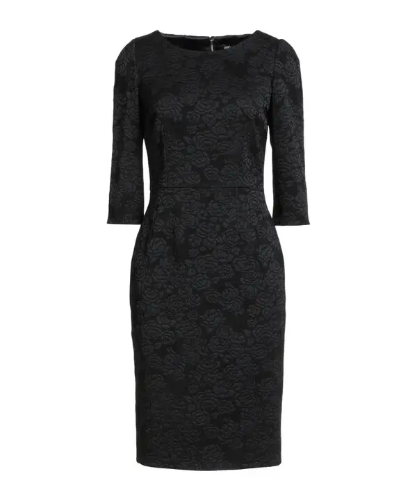 Dolce & Gabbana Jacquard Crewneck Dress