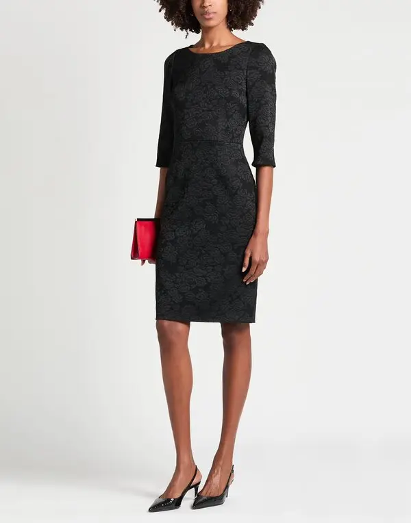Dolce & Gabbana Jacquard Crewneck Dress