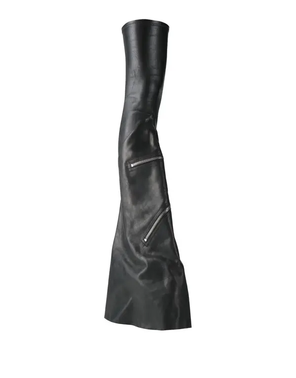 Rick Owens Square Toe Platform Boots
