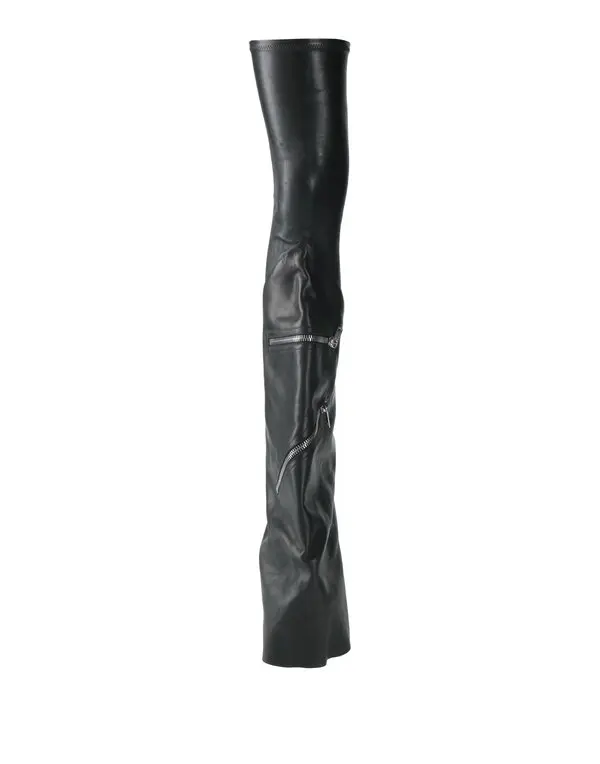 Rick Owens Square Toe Platform Boots