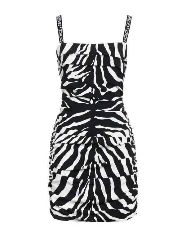 Dolce & Gabbana Zebra-print Crepe Bodycon Dress