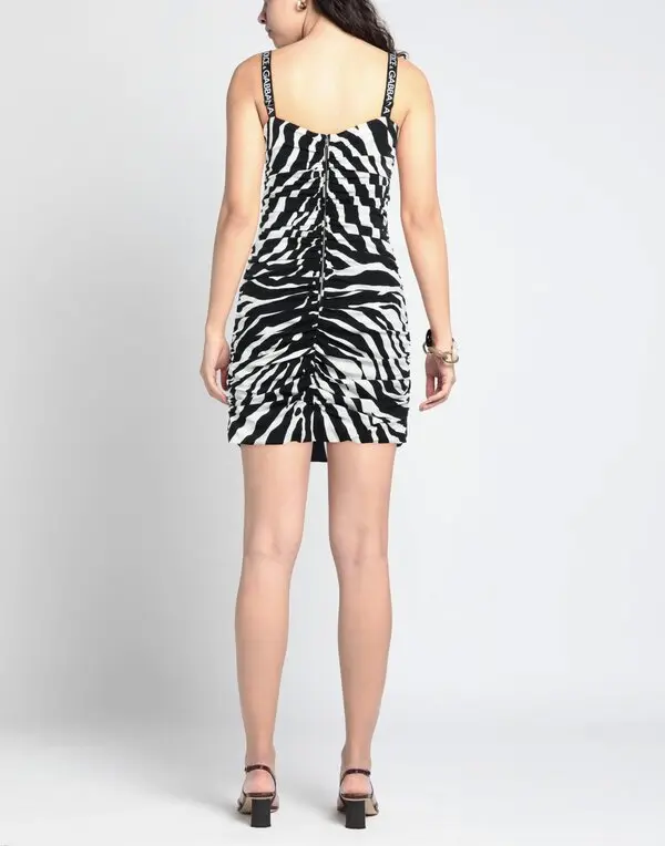 Dolce & Gabbana Zebra-print Crepe Bodycon Dress