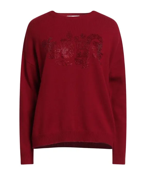 Max Mara Solid Color Long-sleeve Knit Sweater